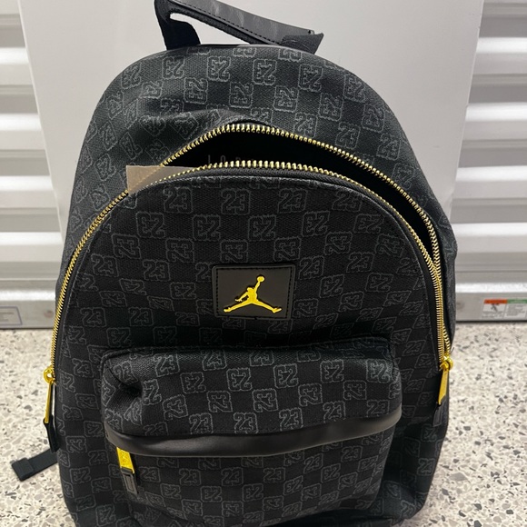 Jordan | Other | Nike Jordan Monogram Fullsize Backpack Black Limited ...